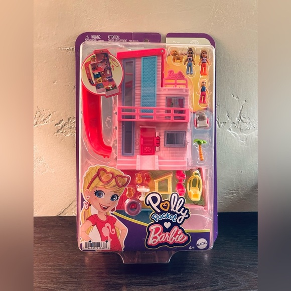 Mattel | Toys | Polly Pocket Barbie Dreamhouse Compact Playset Made By ...